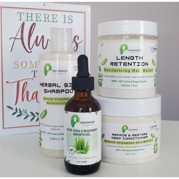 Simple Hair Growth Routine Bundle – Henderson Organics